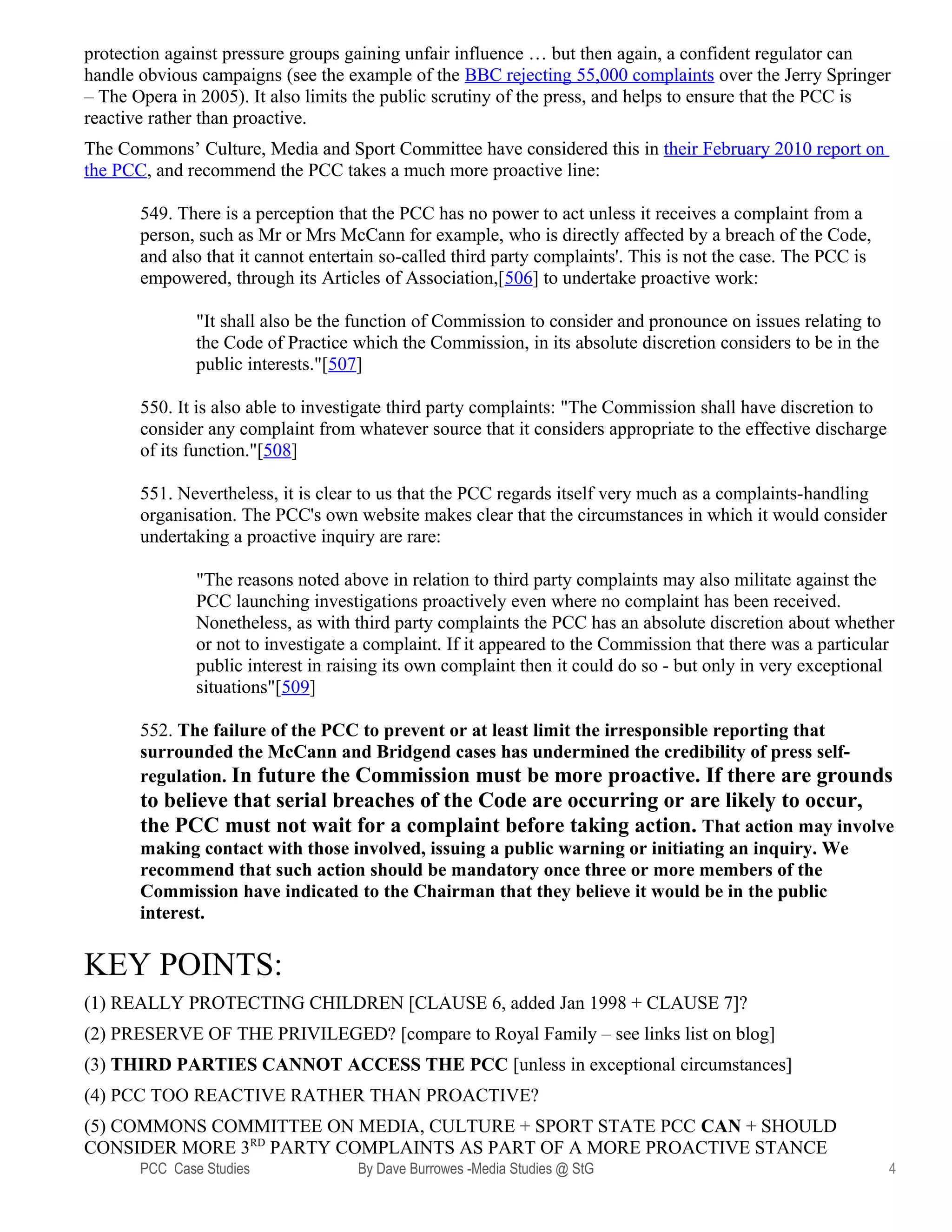 PCC case studies | DOC