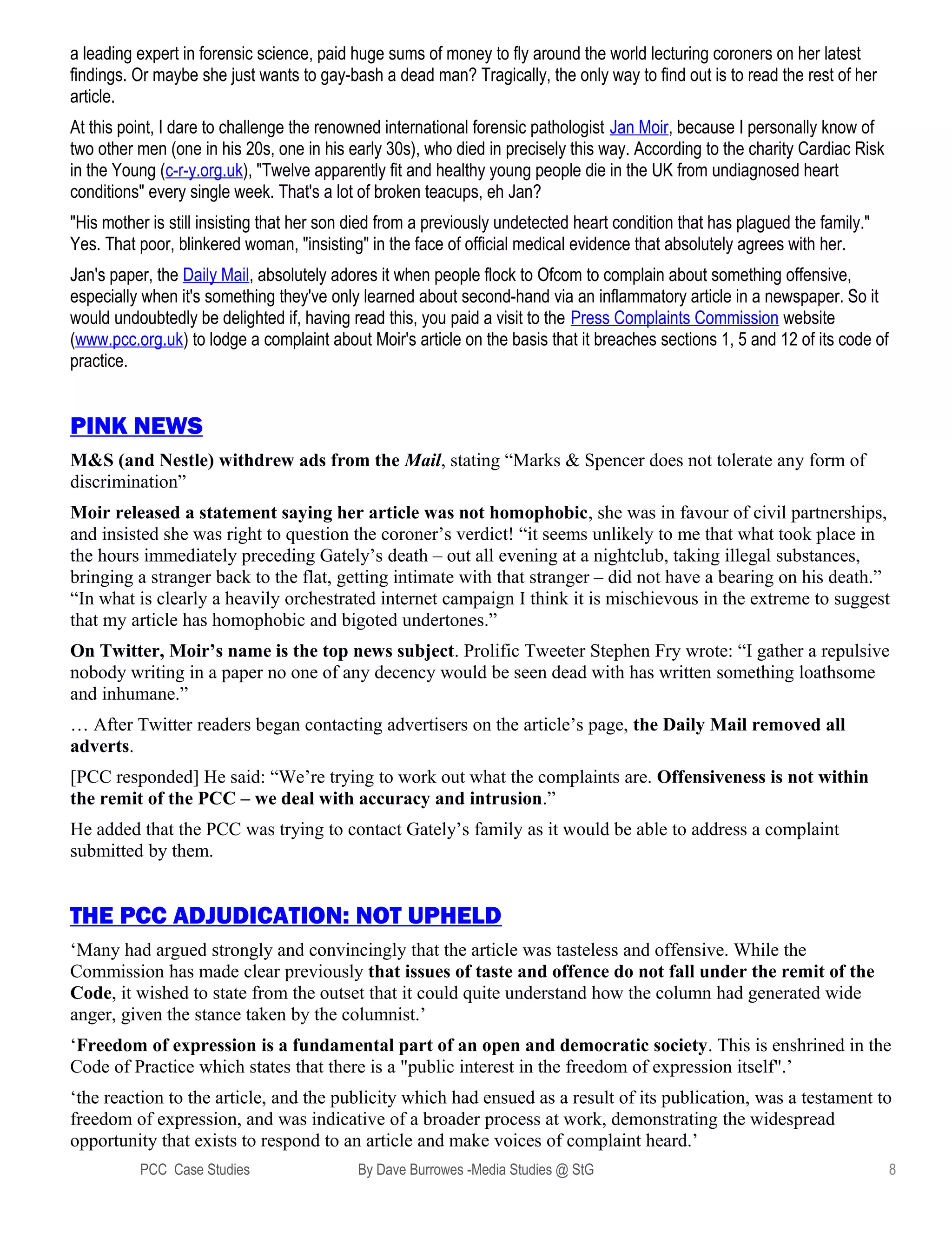 PCC case studies | DOC