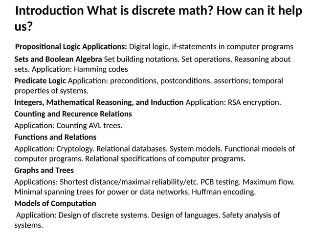 Application of Discrete Mathematics in Engineering | PPTX