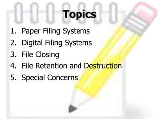 File And Records Management | PPTX