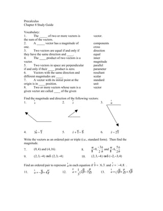 PC Chapter 8 Study Guide | PDF