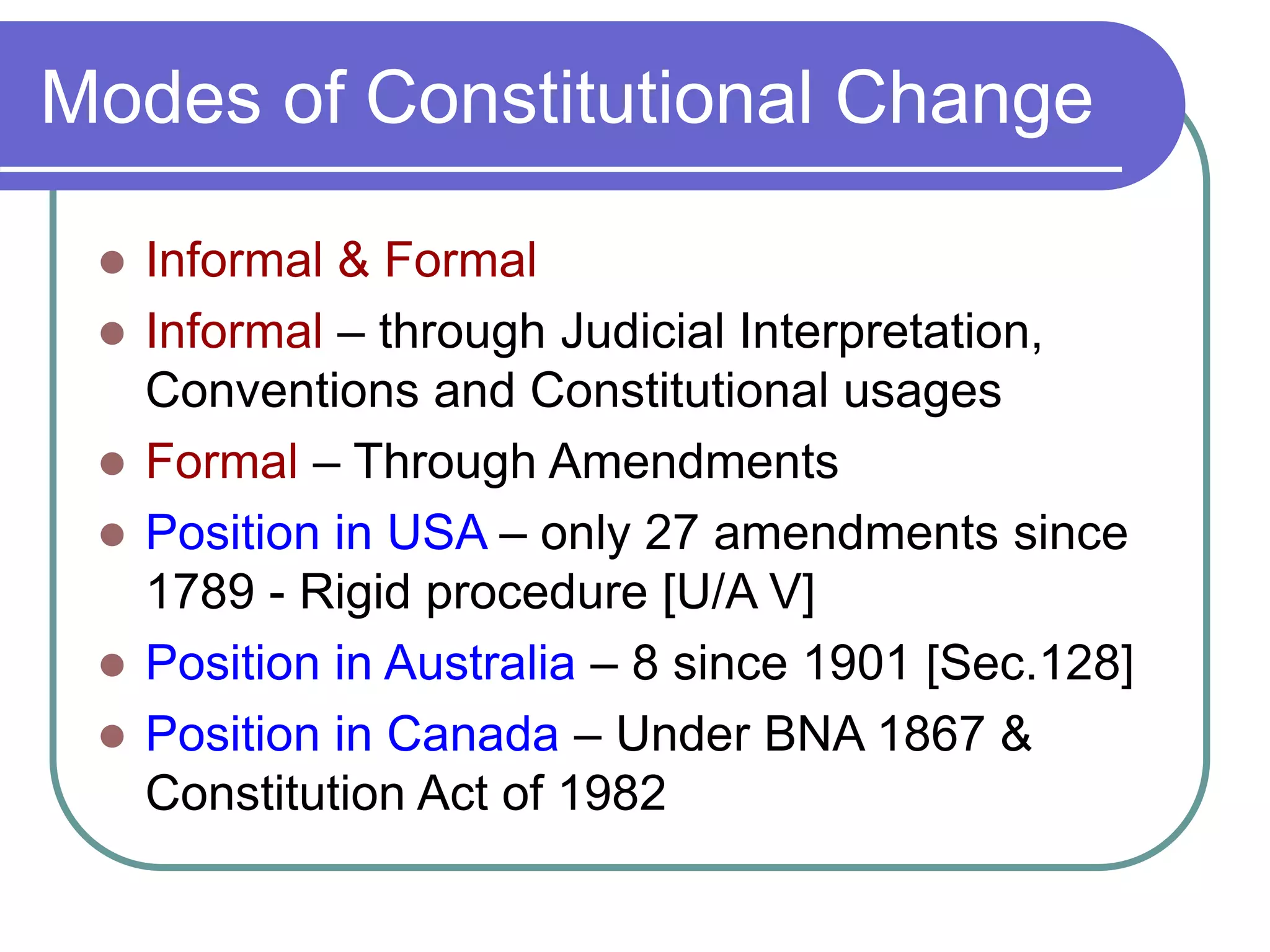 Constitution- basic structure theory | PPT