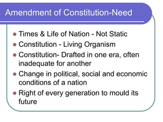 Constitution- basic structure theory | PPT