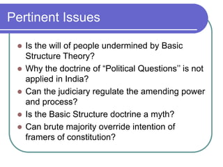 Constitution- basic structure theory | PPT