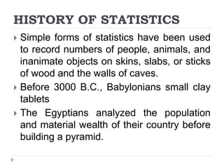Meaning and Importance of Statistics | PPTX