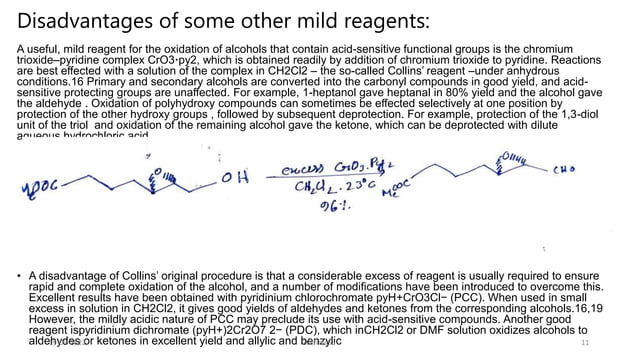 PCC OXIDATION.pptx | Chemistry | Science