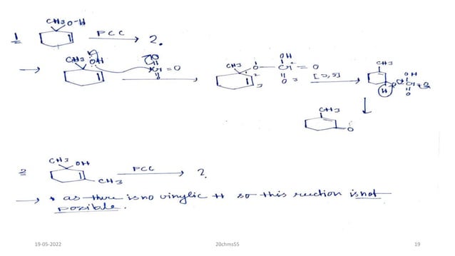 PCC OXIDATION.pptx | Chemistry | Science