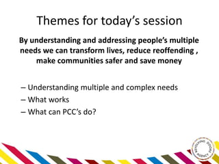 Pcc presentation june 2013 dw | PPTX | Mental Health | Diseases and Conditions