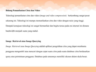 Pcd 02 - bidang pengolahan citra | PPT