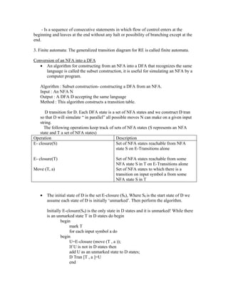 Principles of Compiler Design | PDF