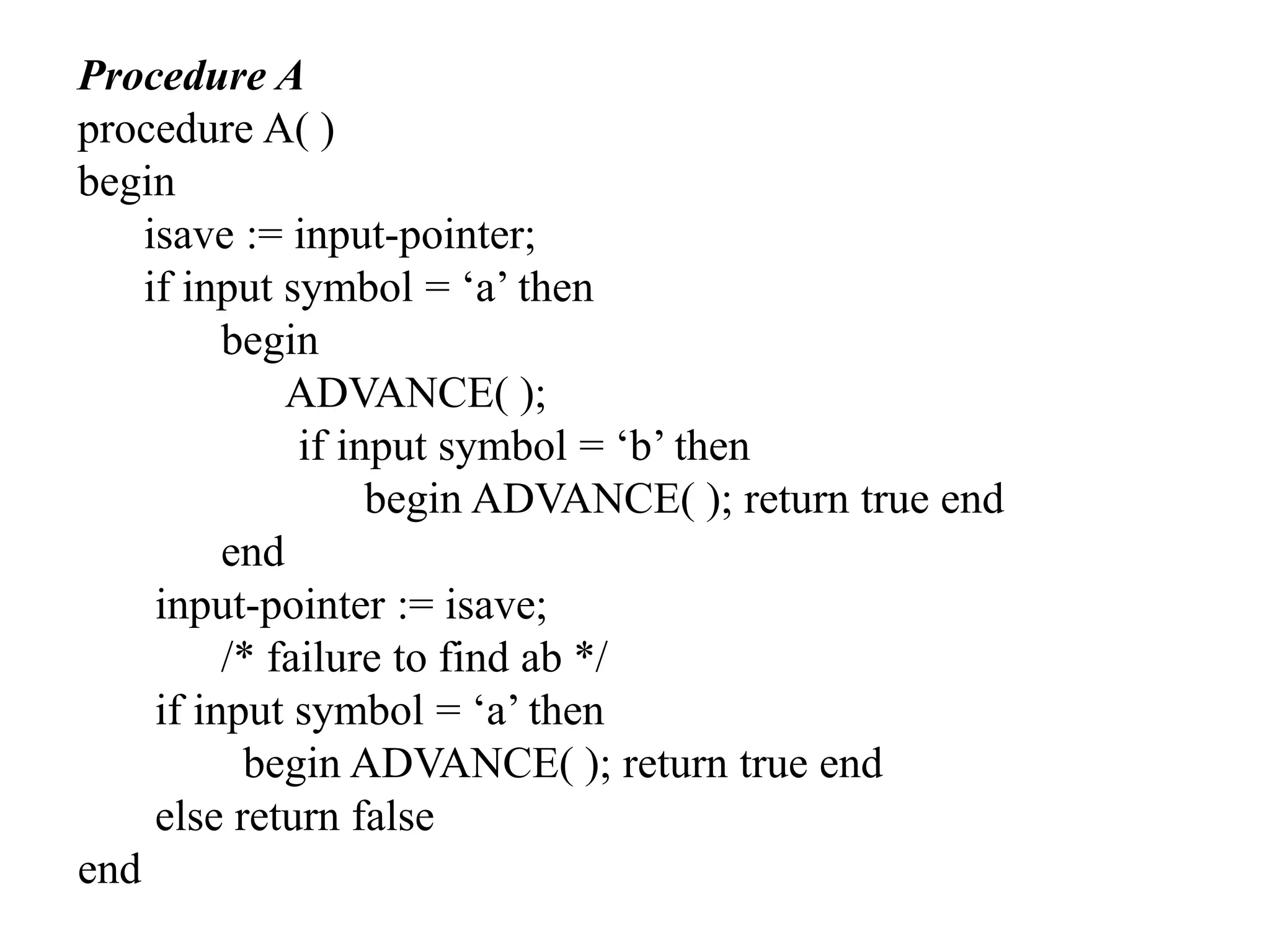 RECURSIVE DESCENT PARSING | PPTX