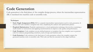 Principles of Compiler Design - Introduction | PPTX | Programming ...