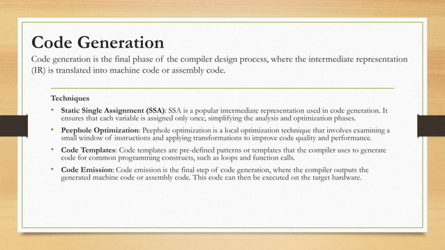 Principles of Compiler Design - Introduction | PPTX | Programming ...