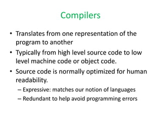 Principles of Compiler Design | PPT