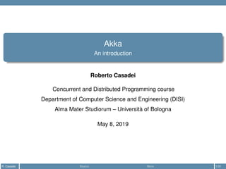 Akka Actors: an Introduction | PDF