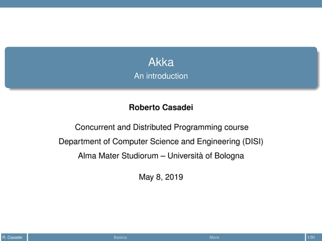 Akka Actors: an Introduction | PPT