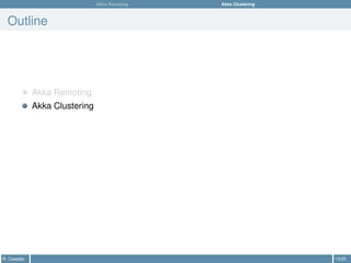 Akka Remoting and Clustering: an Introduction | PDF