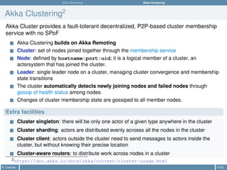 Akka Remoting and Clustering: an Introduction | PDF