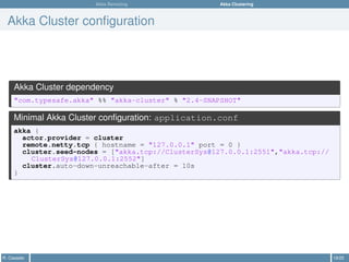 Akka Remoting and Clustering: an Introduction | PDF