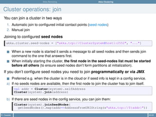 Akka Remoting and Clustering: an Introduction | PDF