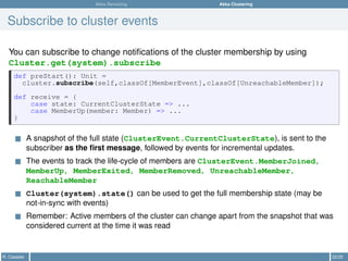 Akka Remoting and Clustering: an Introduction | PDF