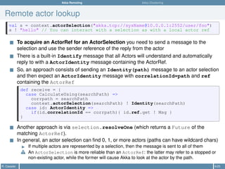 Akka Remoting and Clustering: an Introduction | PDF