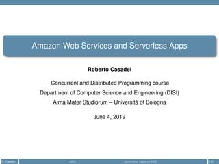 AWS and Serverless Computing | PDF
