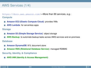 AWS and Serverless Computing | PDF