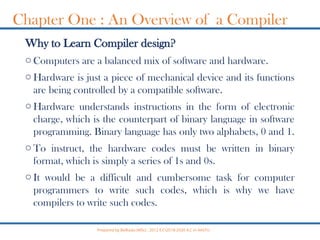 principle of compiler design– Chapter One.pptx