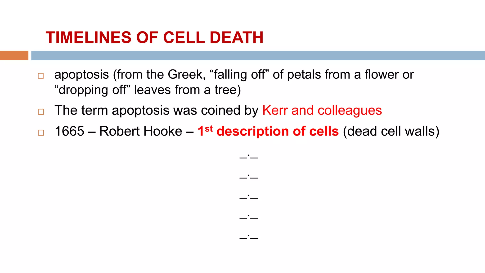 Programmed Cell Death | PPTX
