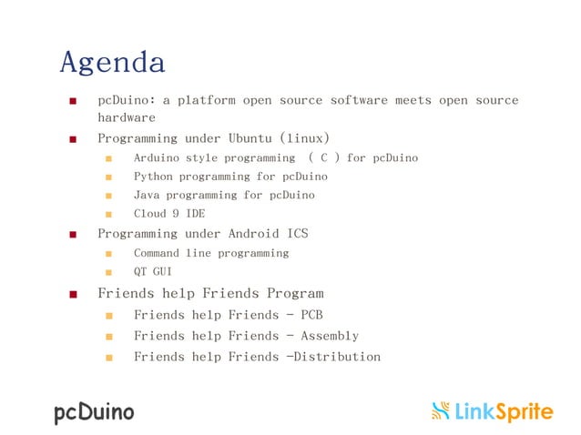 Introduction to pcDuino | PPT