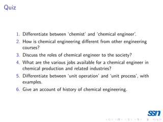 PCE-Lecture-1-3-Introduction to chemical engineering | PDF