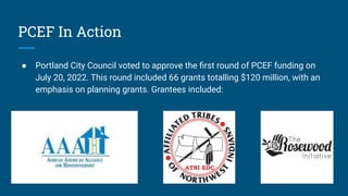 The Portland Clean Energy Fund by Anissa Pemberton | PDF