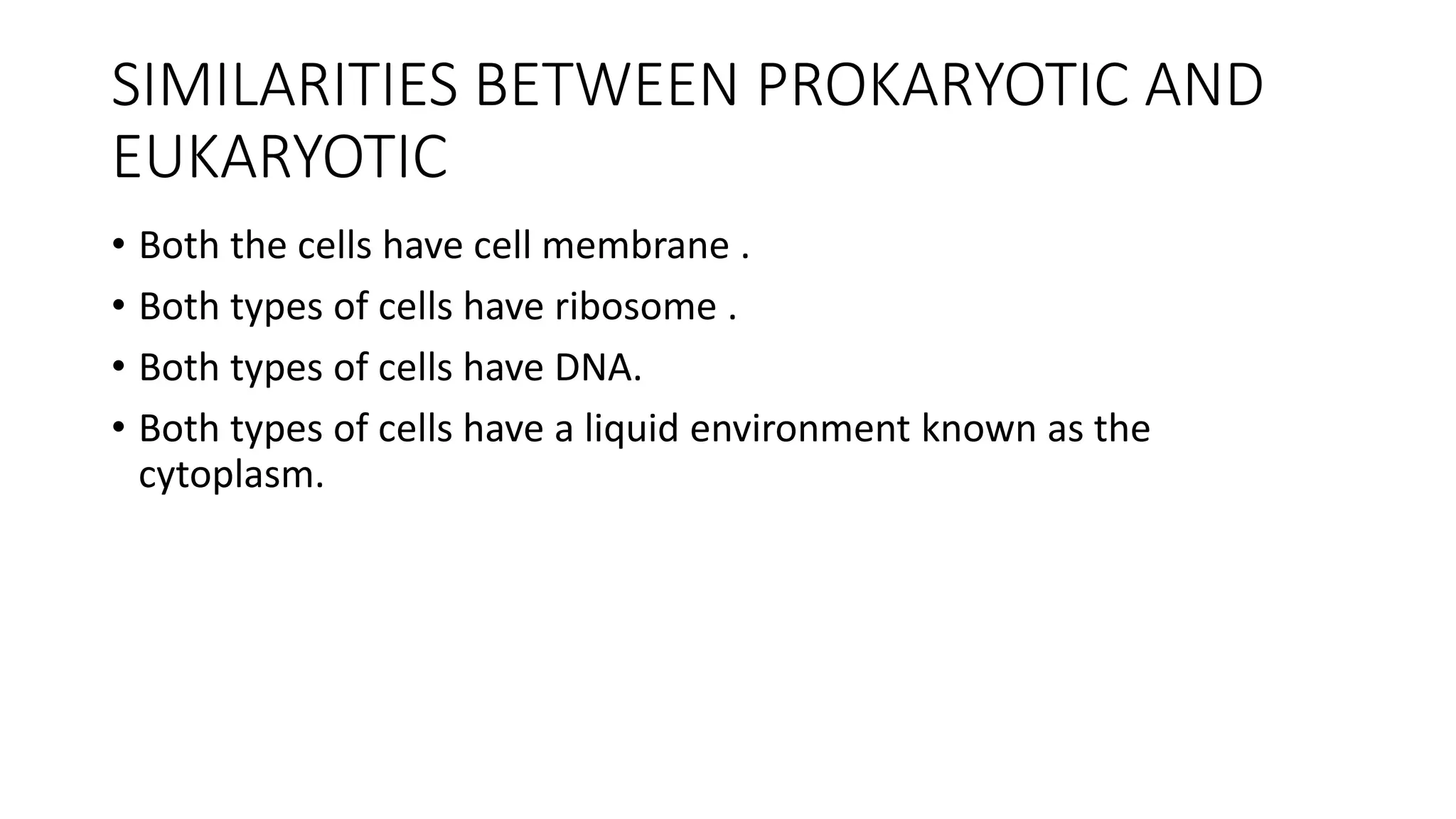 prokaryotic cell and eukaryotic cell | PPTX