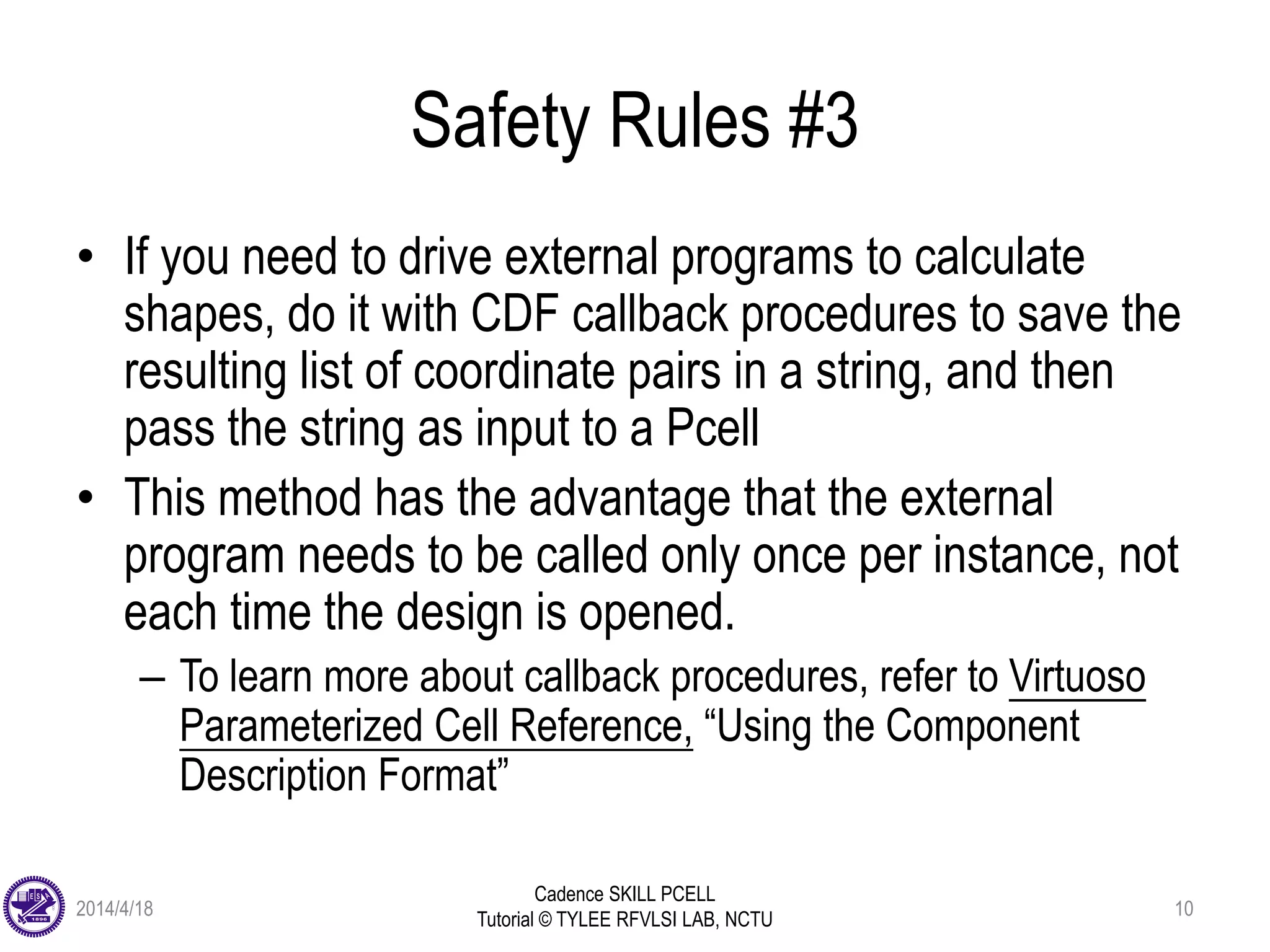 Cadence P-cell tutorial | PDF