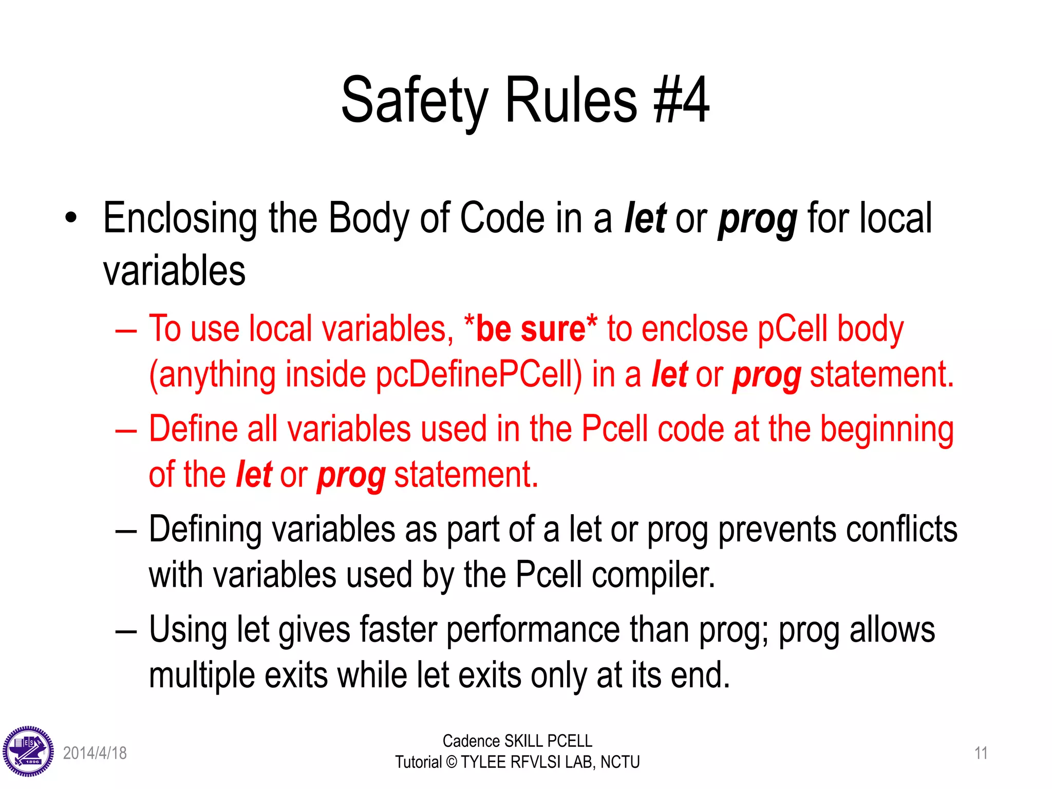 Cadence P-cell tutorial | PDF