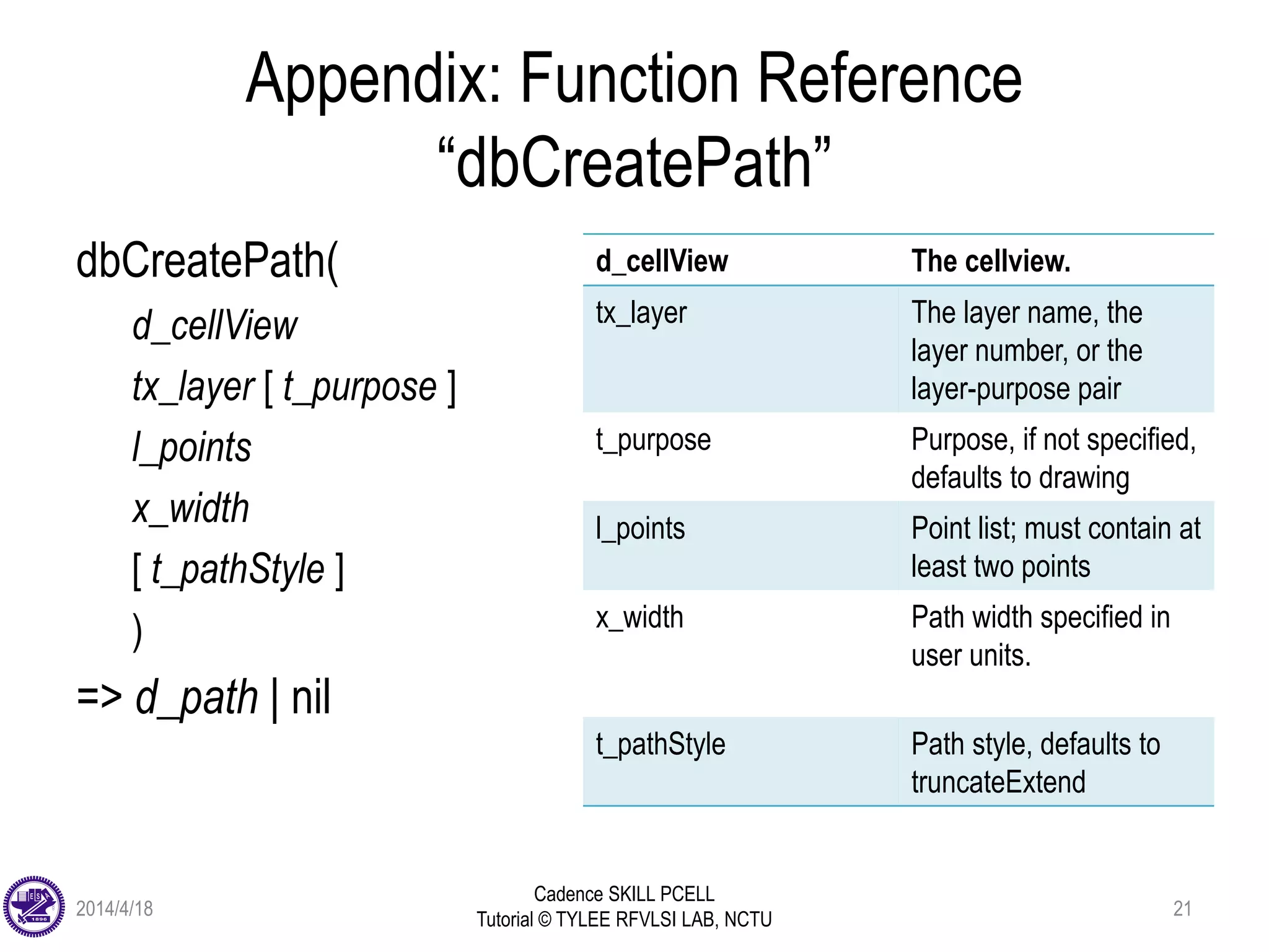 Cadence P-cell tutorial | PDF