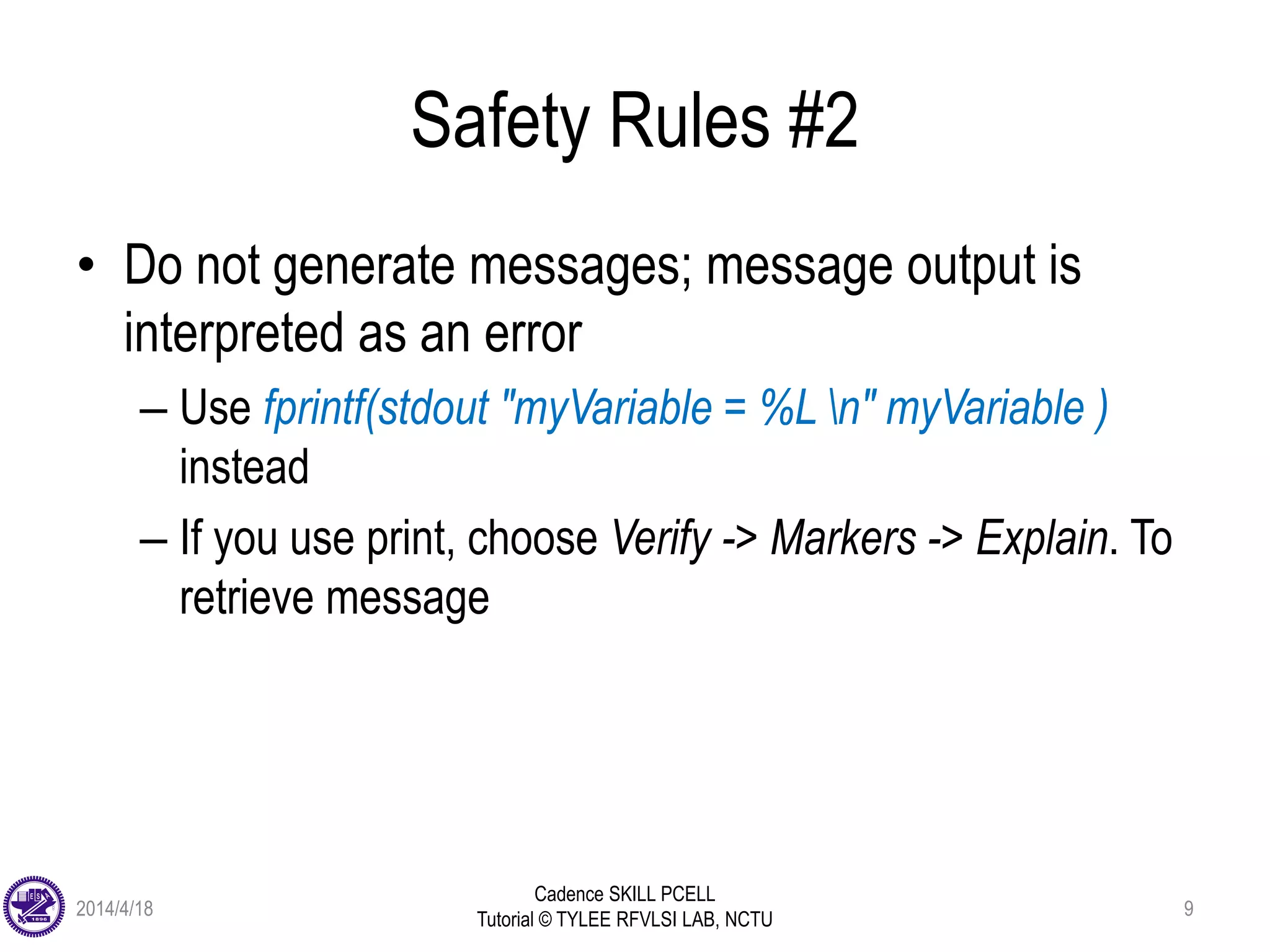 Cadence P-cell tutorial | PDF