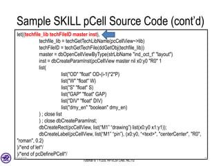 Cadence P-cell tutorial | PDF