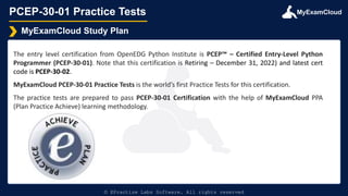 PCEP-30-01 Practice Tests | PPT