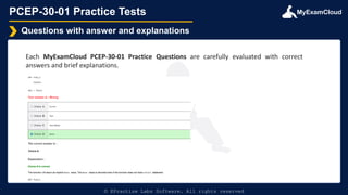 PCEP-30-01 Practice Tests | PPT