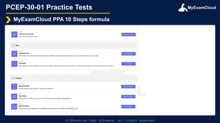 PCEP-30-01 Practice Tests | PPT