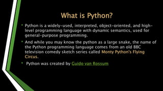 PCEP Module 1.pptx | Programming Languages | Computing