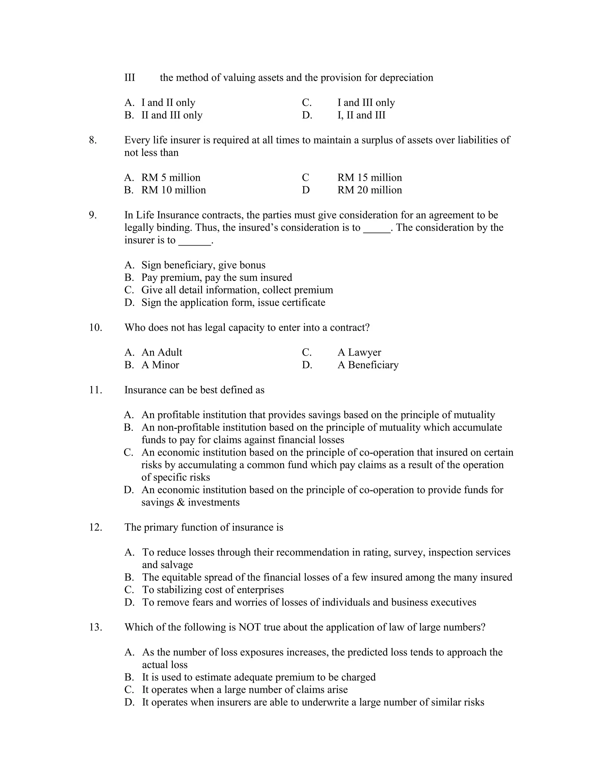 PCE Sample Exam_1 | PDF