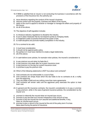 Pce sample question set 1 (eng) | PDF