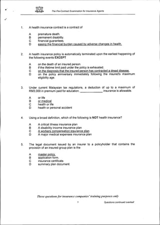 Pce trial ques english | PDF