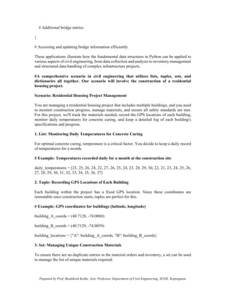 Programming in Civil Engineering_UNIT 3_NOTES | PDF | Programming ...