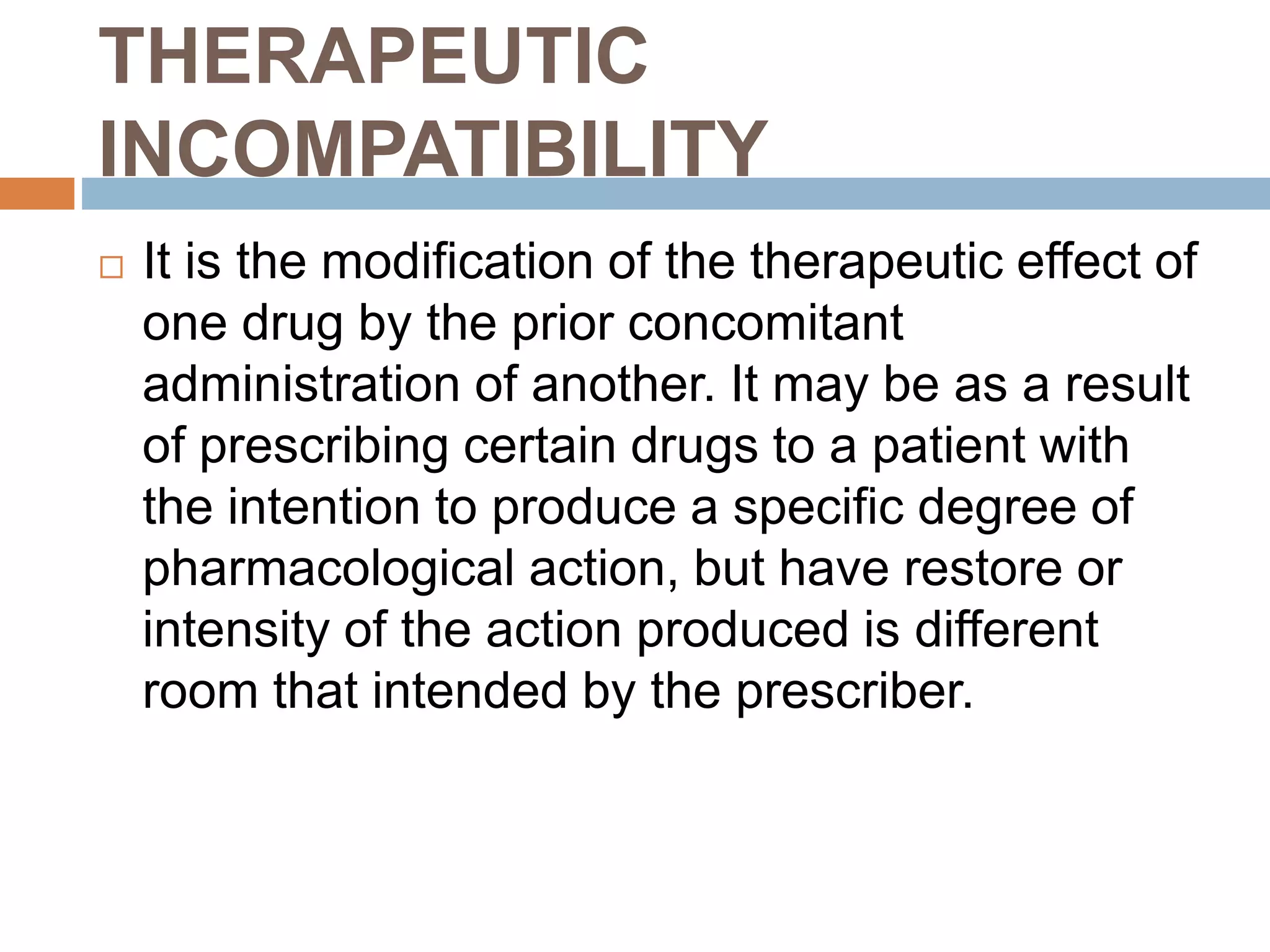 PHARMACEUTICAL INCOMPATIBILITIES | PPTX