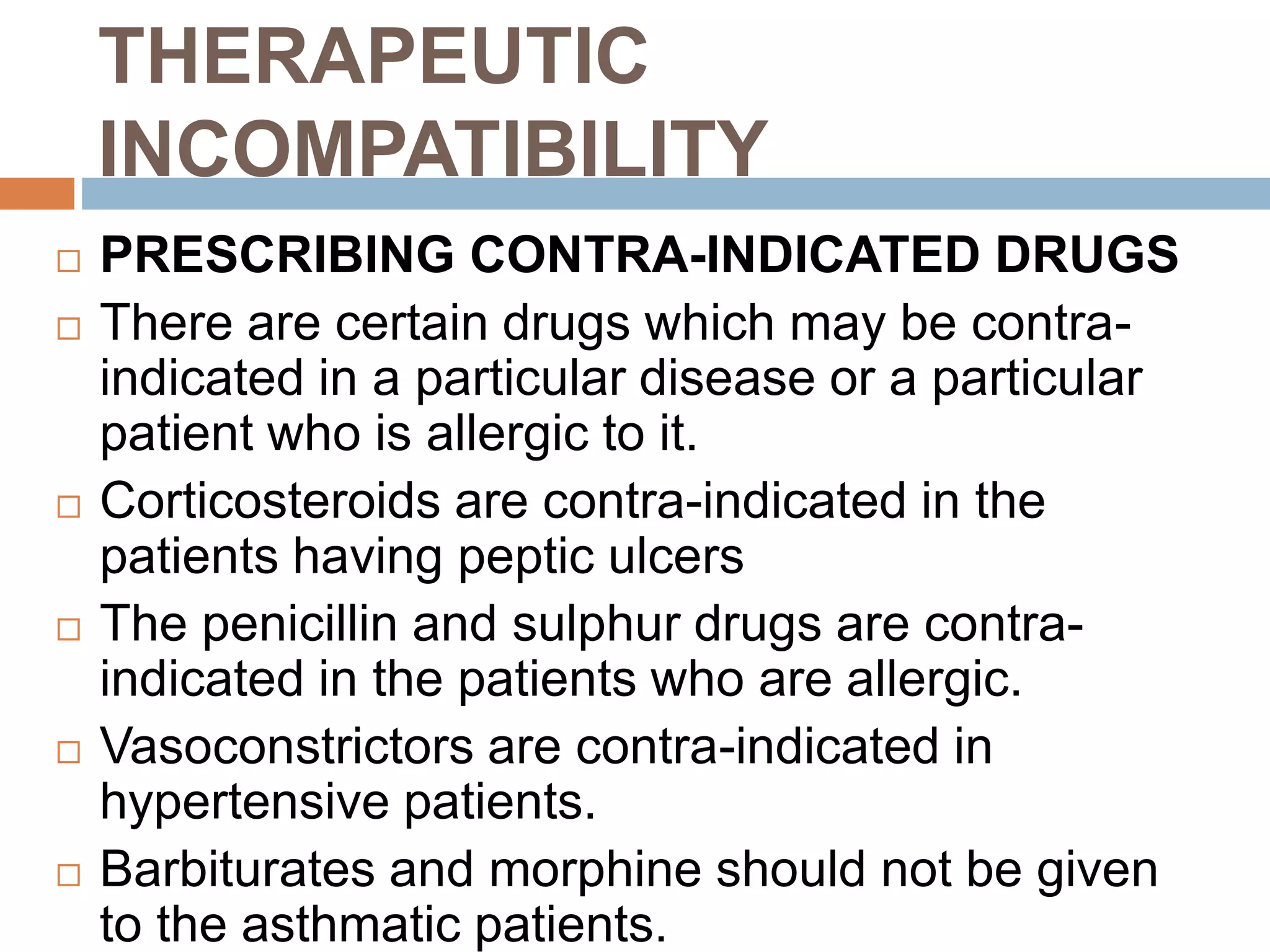 PHARMACEUTICAL INCOMPATIBILITIES | PPTX