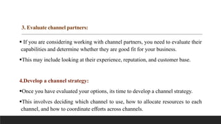 Pharmaceutical Marketing Channel presentation | PPTX